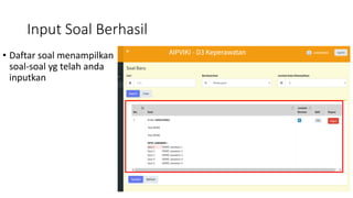 Panduan_Input_Soal_gerakan sejuta soal _AipViki | PDF