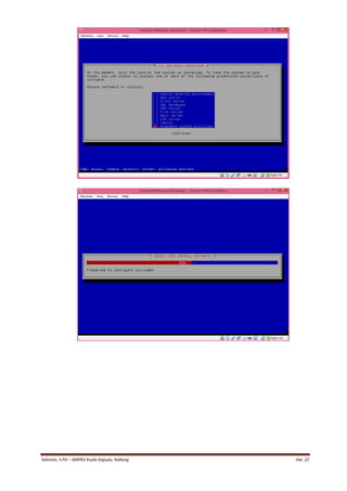 Panduan instalasi debian 7 wheezy pada virtual box | PDF