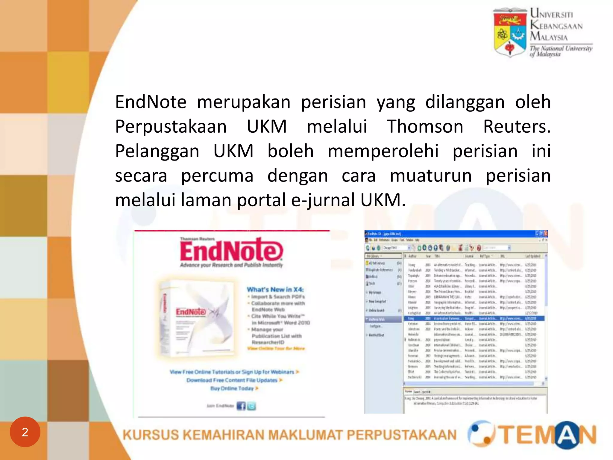 Panduan install endnote | PPT