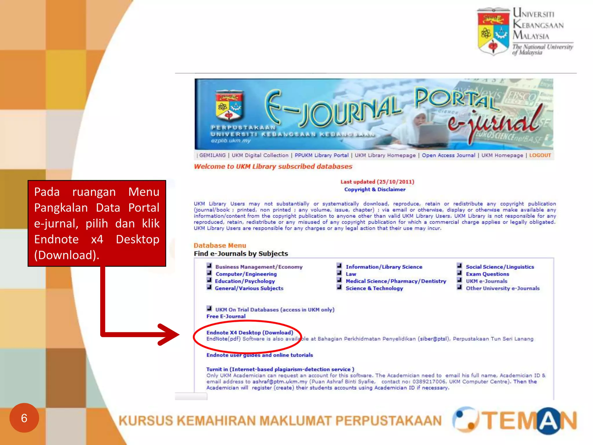 Panduan install endnote | PPT