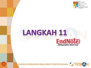 Panduan install endnote | PPT