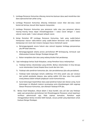 Panduan izin radio_komunitas | PDF