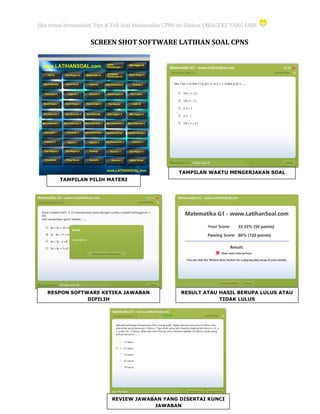 Panduan jitu mengerjakan soal matematika cpns | PDF