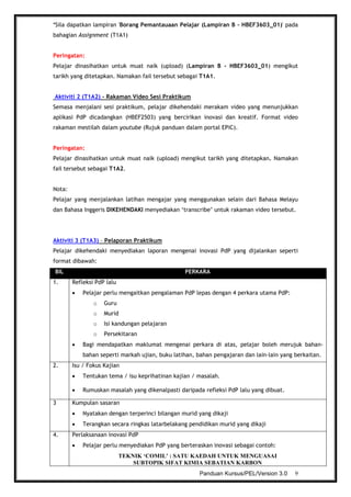 Panduan kajian | PDF