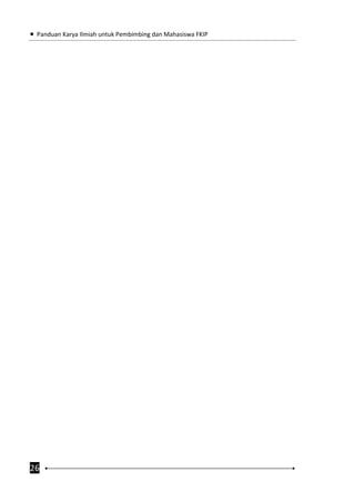 Panduan karil fkip_220213 | PDF