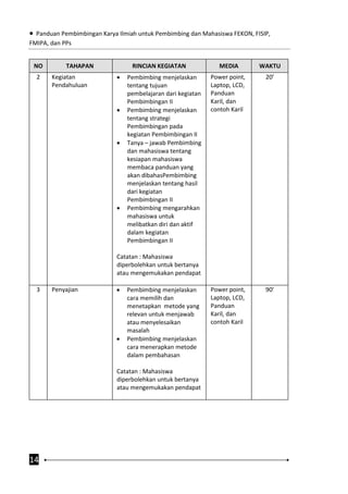 Panduan karil non_fkip_220213 | PDF