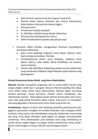 Panduan karil non_fkip_220213 | PDF
