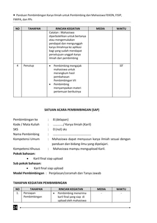 Panduan karil non_fkip_220213 | PDF
