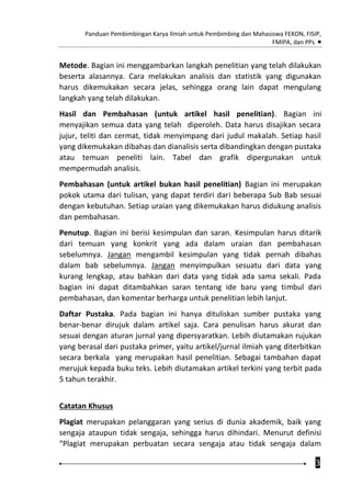 Panduan karil non_fkip_220213 | PDF