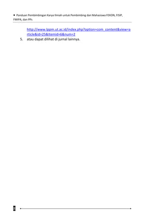 Panduan karil non_fkip_220213 | PDF