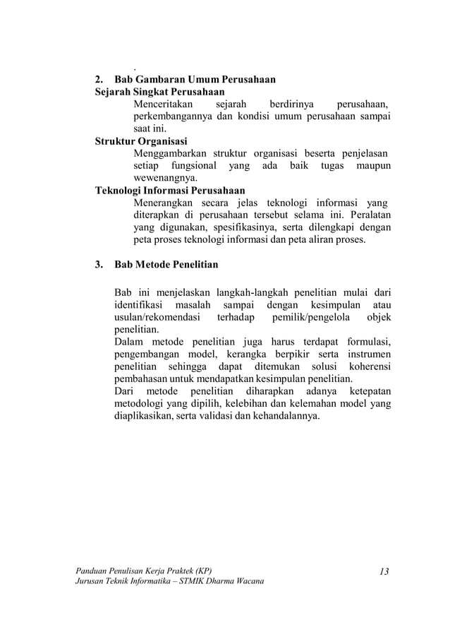 Panduan kerja praktek fix | PDF