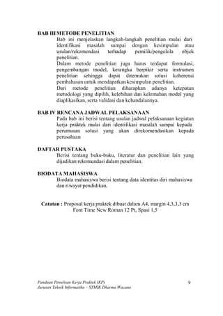 Panduan kerja praktek fix | PDF