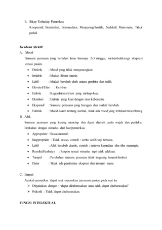 Panduan koas jiwa (1) | PDF