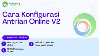 Panduan Konfigurasi Antrol v2 di fasilitas kesehatan | PDF