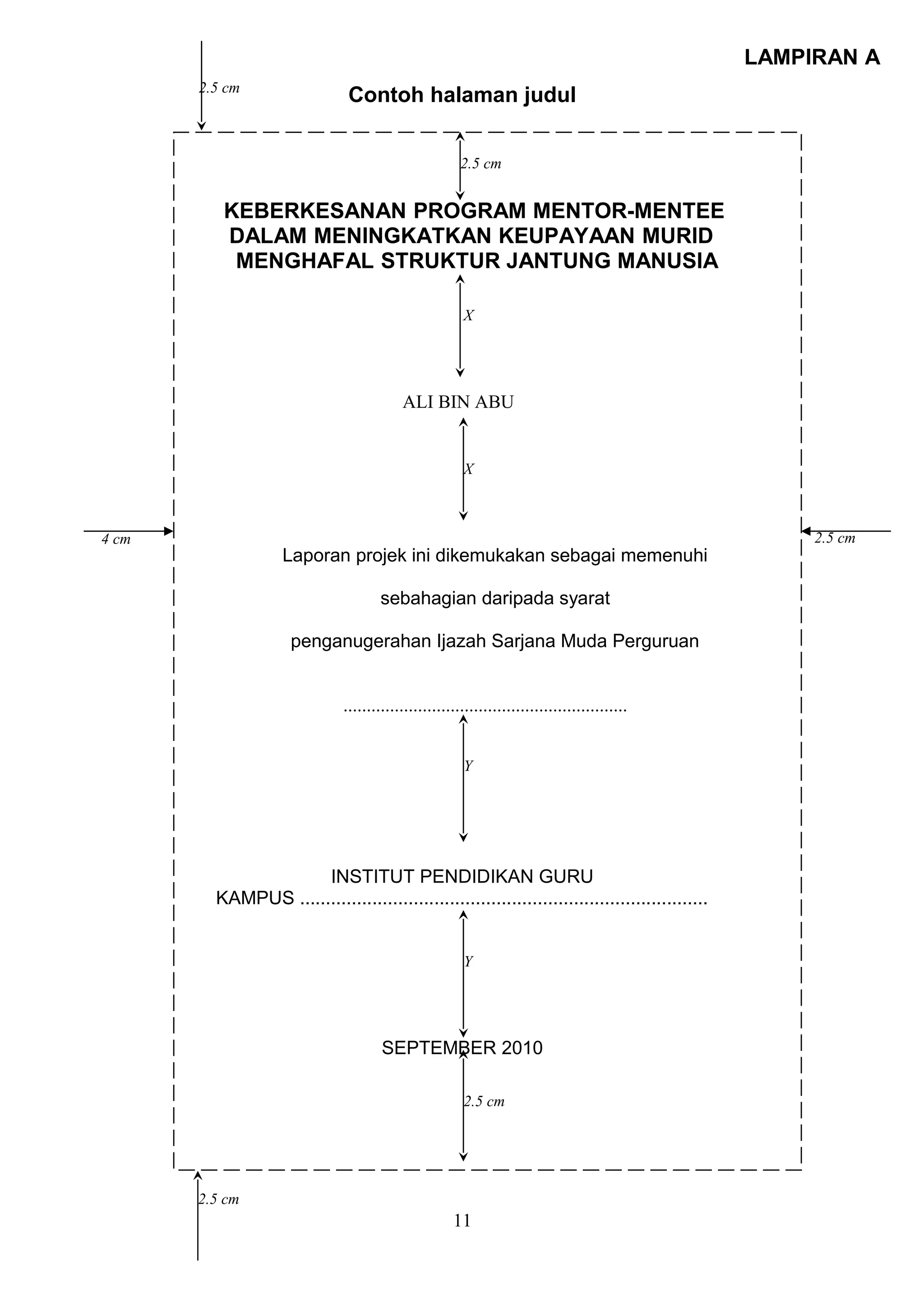 Panduan laporan kajian tindakan | PDF