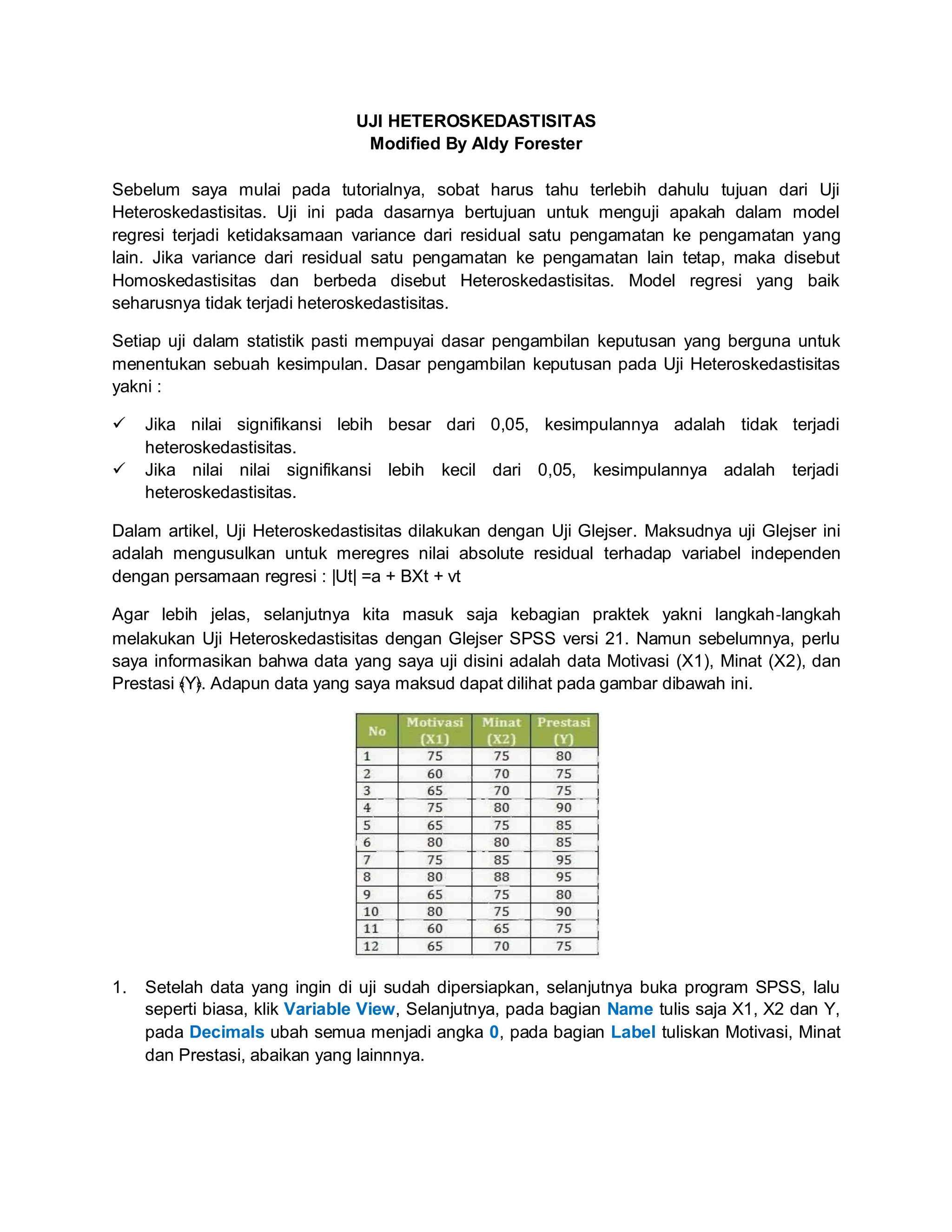 Panduan Lengkap Analisis Statistika dengan Aplikasi SPSS | PDF Panduan Lengkap Analisis Statistika dengan Aplikasi SPSS | PDF