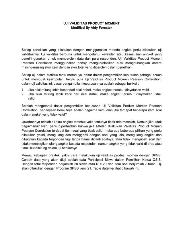 Panduan Lengkap Analisis Statistika dengan Aplikasi SPSS | PDF Panduan Lengkap Analisis Statistika dengan Aplikasi SPSS | PDF