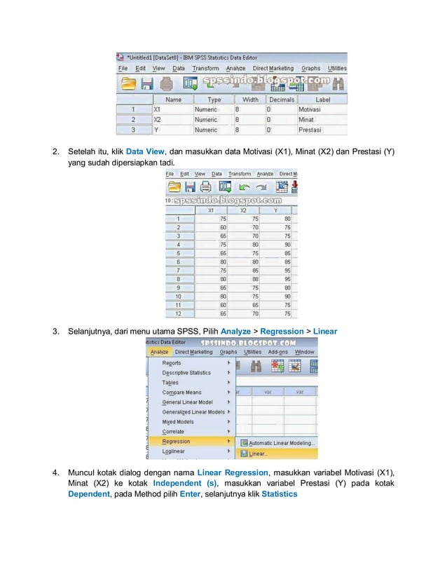 Panduan Lengkap Analisis Statistika dengan Aplikasi SPSS | PDF