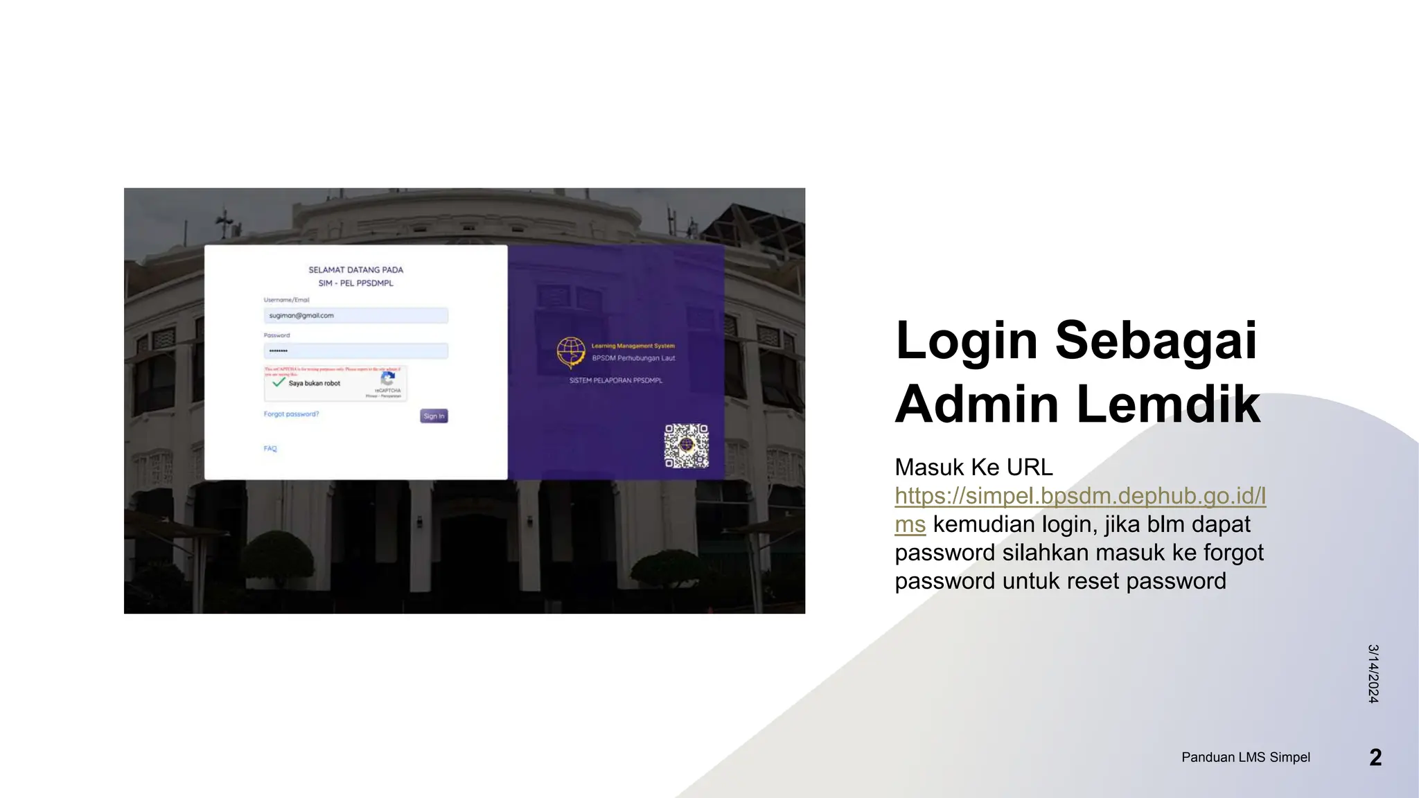 Panduan Penggunaan Learning management system | PPT