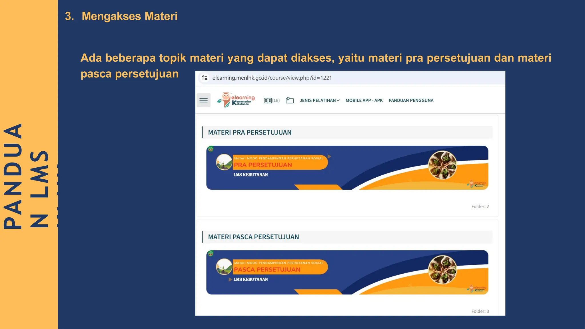 Panduan LMS Pendamping kehutanan sosial 2025 | PPTX