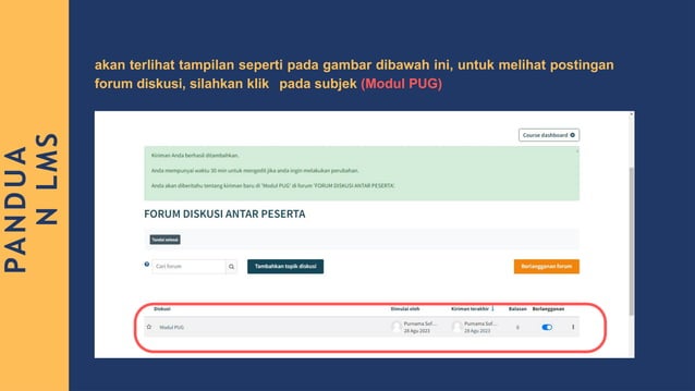 Panduan LMS Pendamping kehutanan sosial 2025 | PPTX