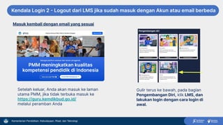 Panduan/Tutorial Masuk LMS PMM - Feb2024 | PDF