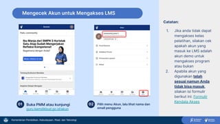 Panduan/Tutorial Masuk LMS PMM - Feb2024 | PDF