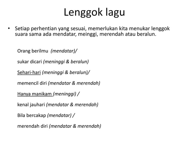 Panduan melafaz dan melagukan seloka | PPTX