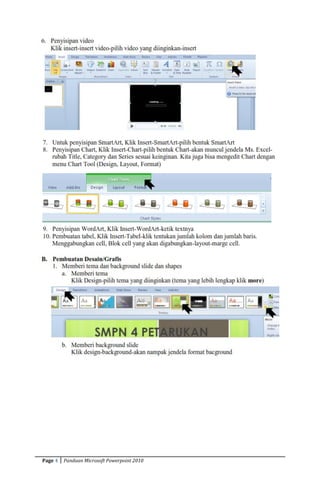 Panduan Membuat PowerPoint | PDF