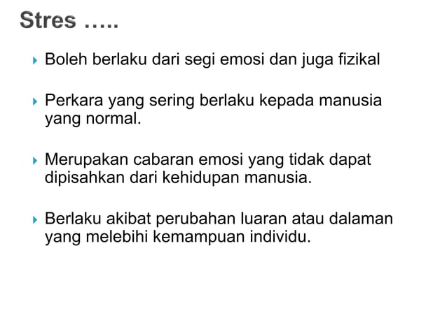 Panduan Menangani Stres | PPTX