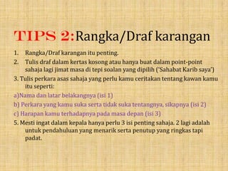 Panduan mencari isi karangan | PPTX