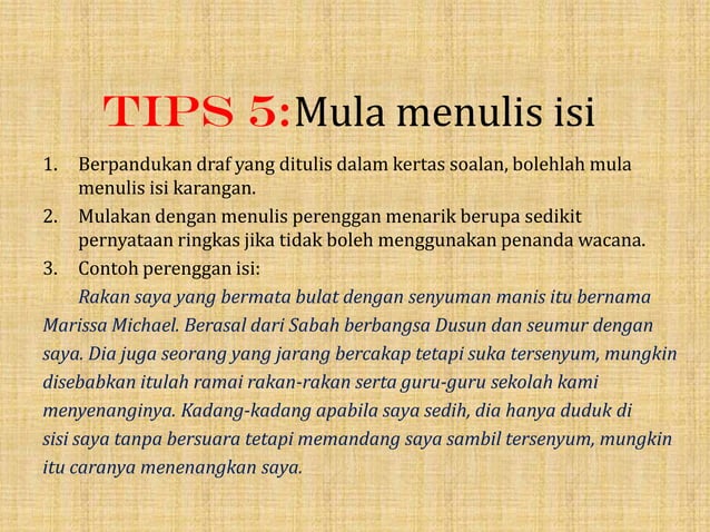 Panduan mencari isi karangan | PPTX