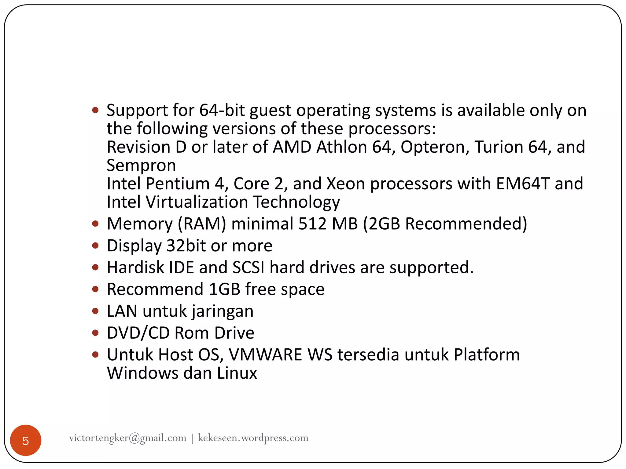 Panduan menggunakan vmware workstation v1012 | PDF