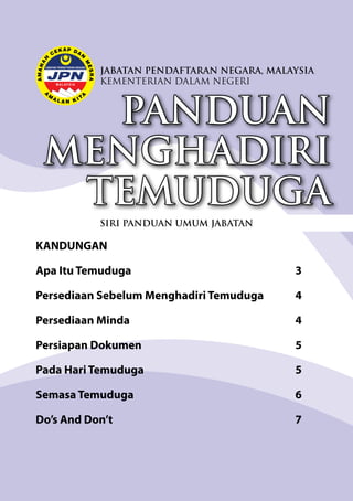 Panduan menghadiri temuduga zulaeriazz.my