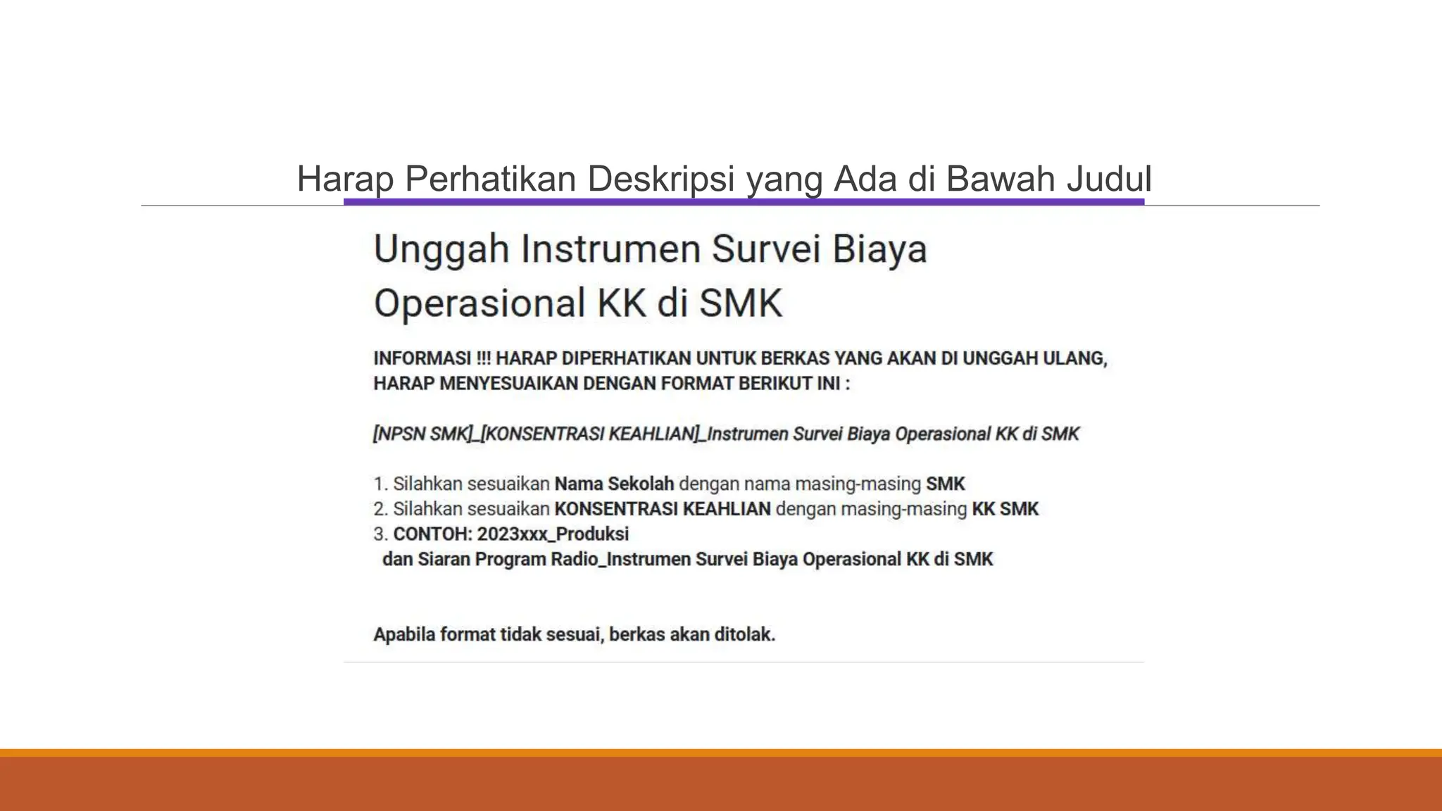 Panduan Mengisi G-form Unggah Instrumen Survei Biaya.pptx