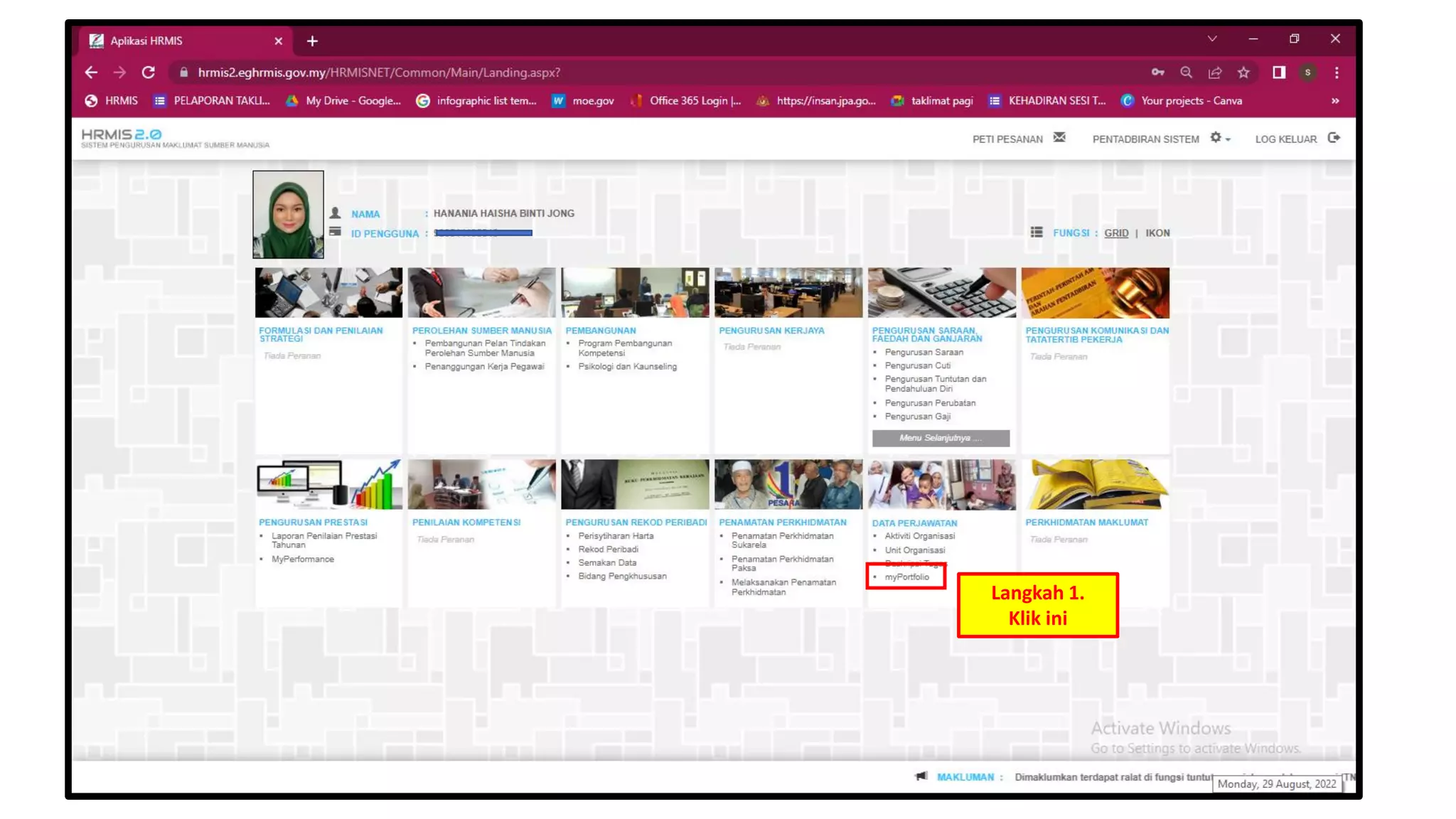 PANDUAN MENGISI MYPORTFOLIO DALAM SISTEM HRMIS_2022.pdf