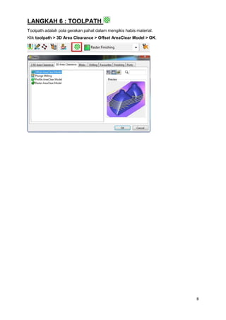 Panduan mengoperasikan delcam powermill | PDF