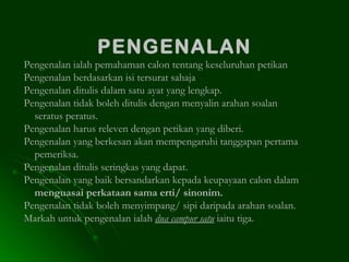 Panduan menjawab rumusan | PPT
