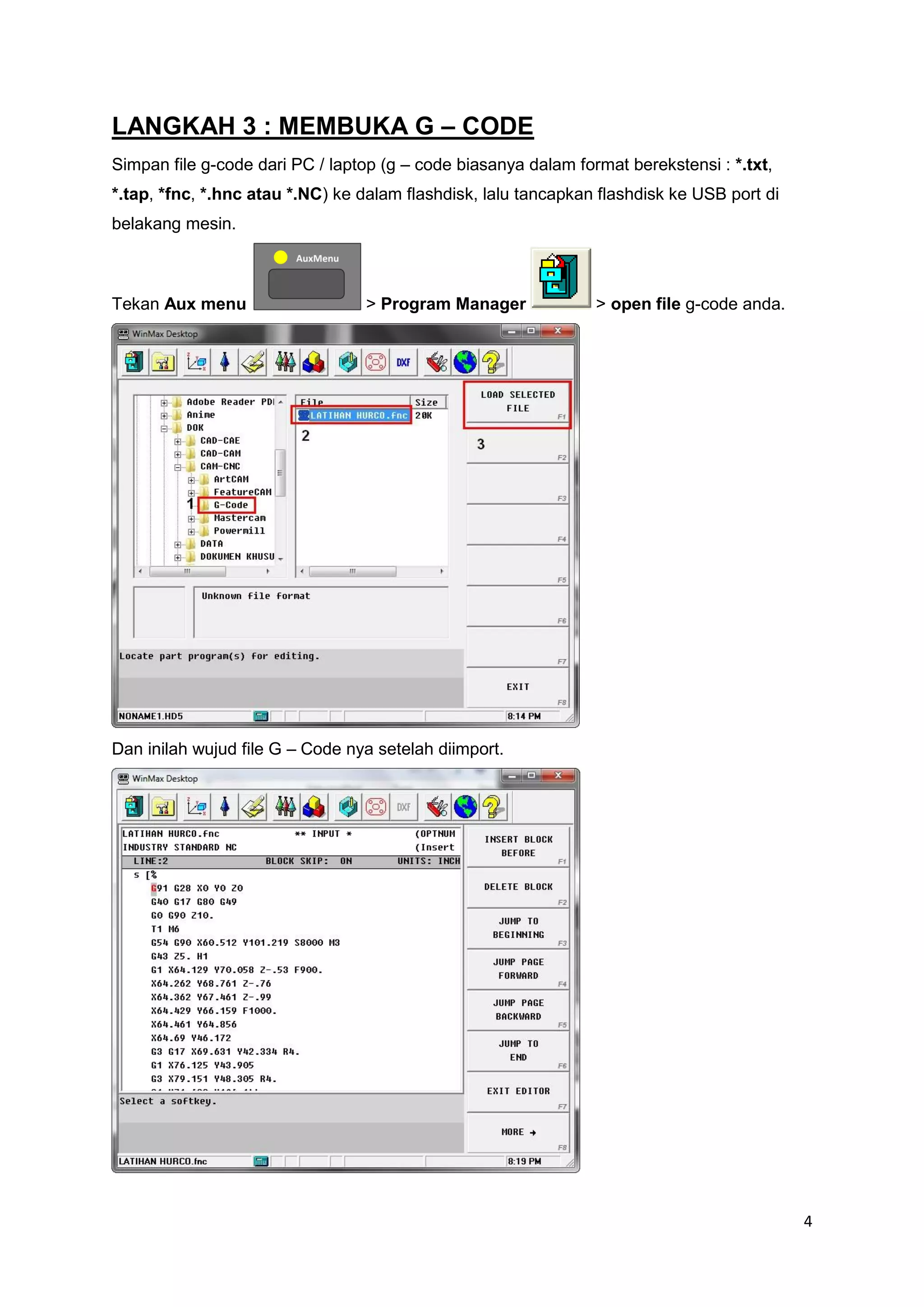Panduan mesin cnc hurco vmx 24 | PDF