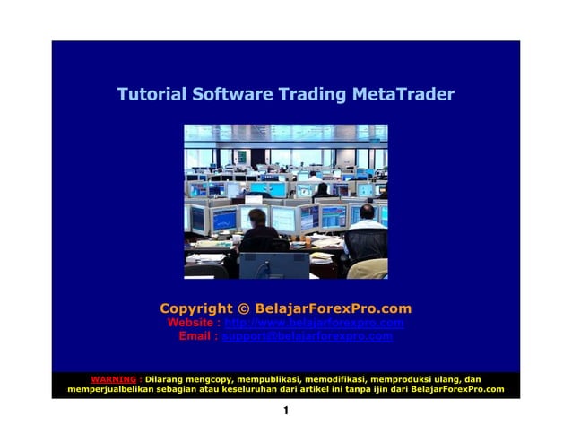 Panduan metatrader | PDF