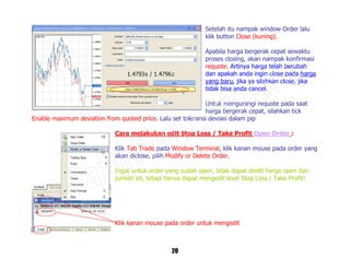 Panduan metatrader | PDF