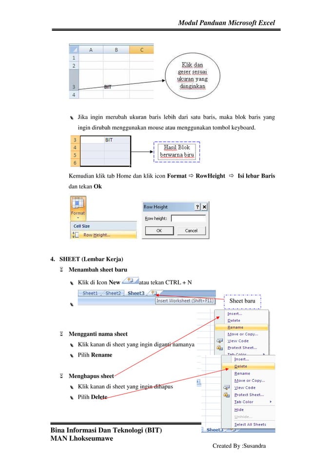 Panduan microsoft office excel 2007 | PDF