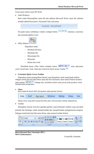 Panduan microsoft word_20071 | PDF