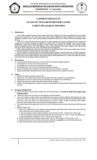 Panduan mid smt ganjil 2015 2016 | DOCX