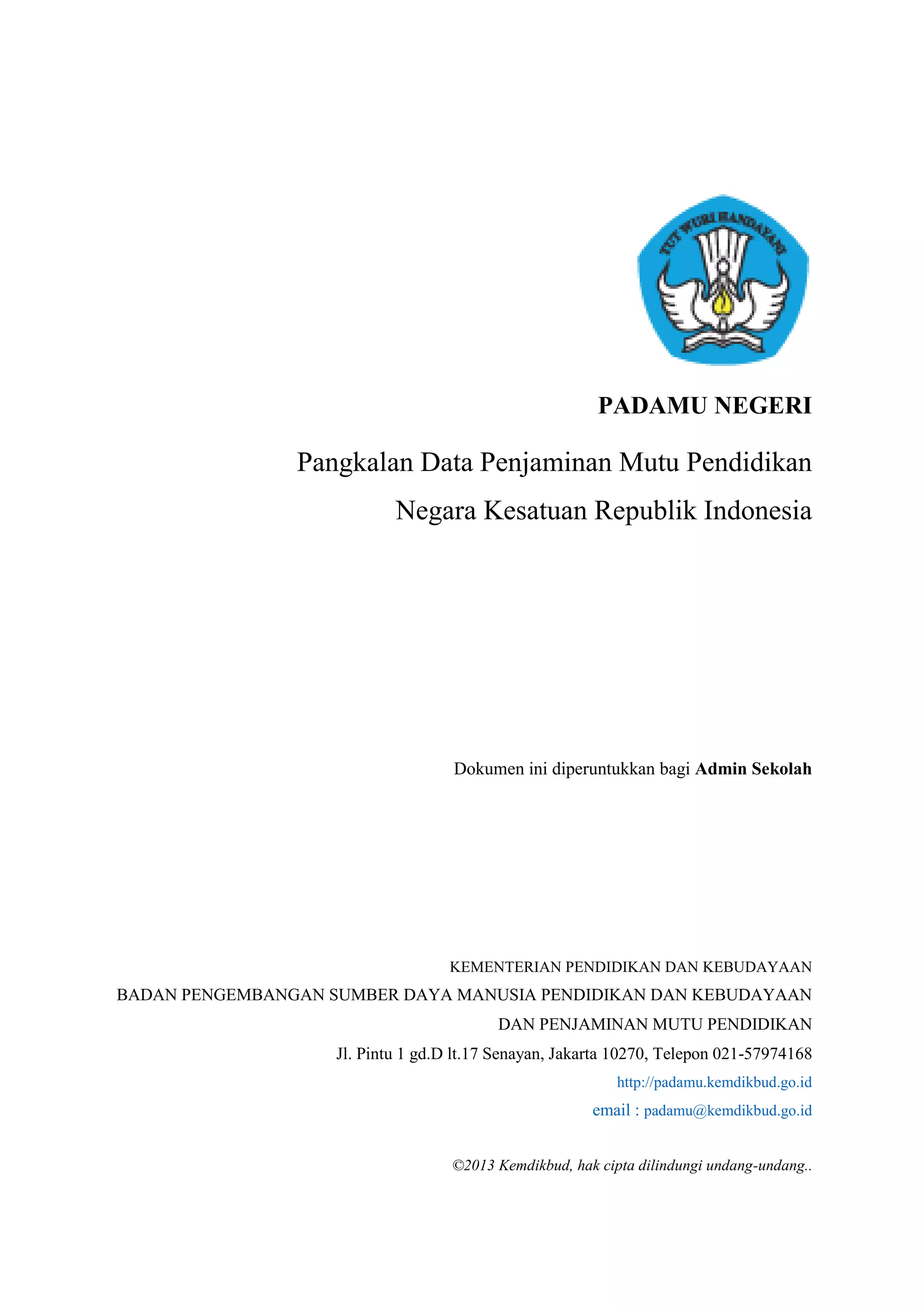 Panduan padamu sekolah | PDF