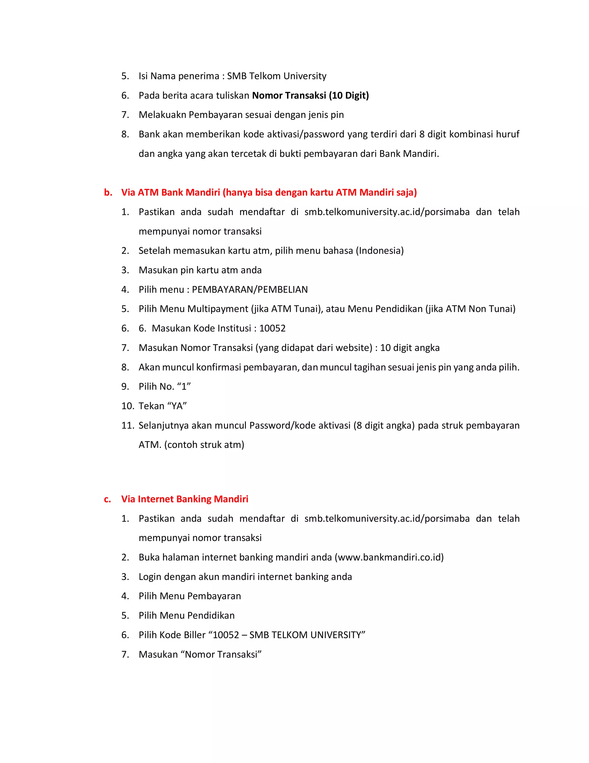Panduanpembayaran | PDF