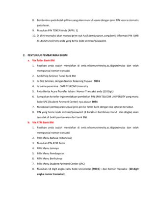 Panduanpembayaran | PDF