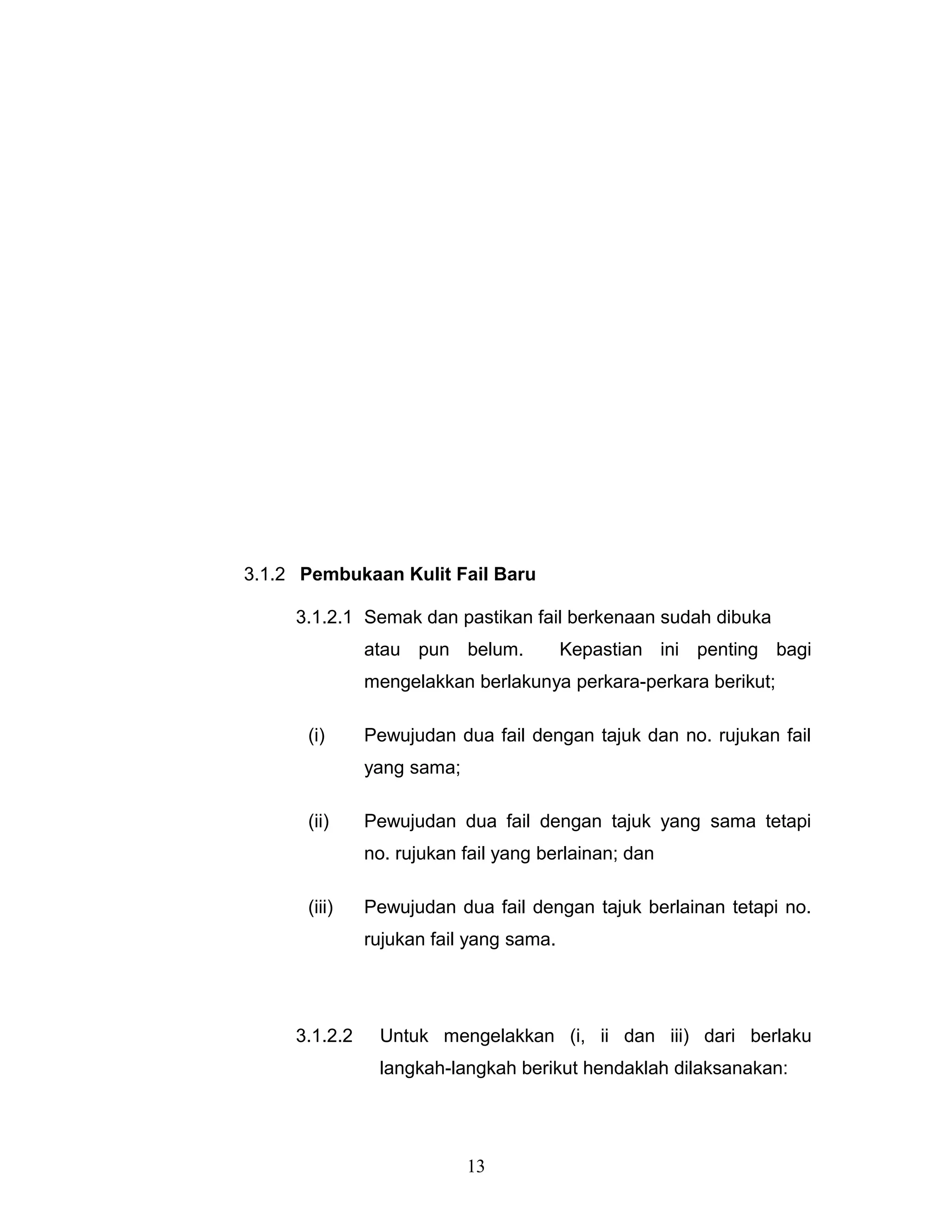 Panduan pembukaan dan penutupan fail latest | DOC