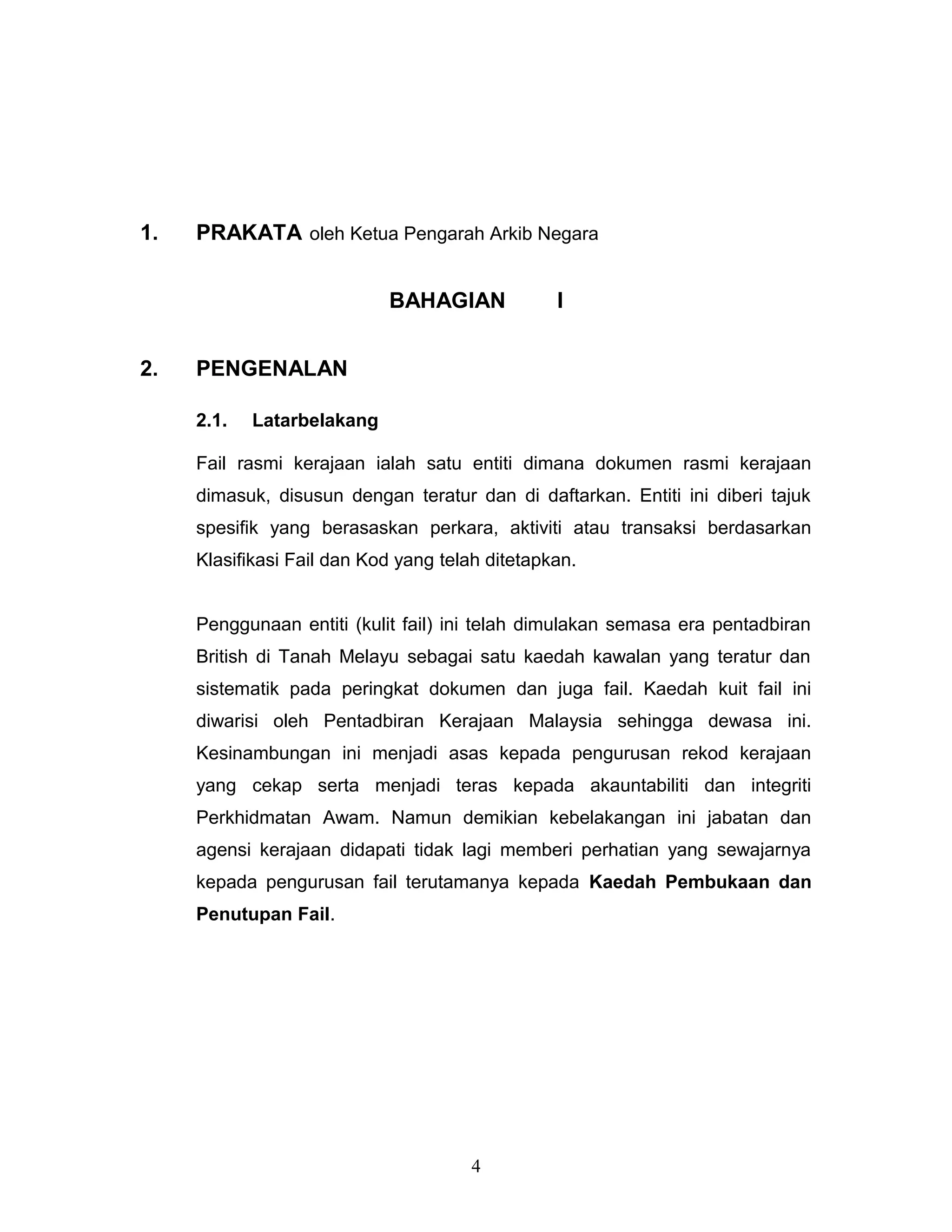 Panduan pembukaan dan penutupan fail latest | DOC