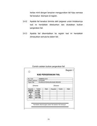 Panduan pembukaan dan penutupan fail latest | DOC